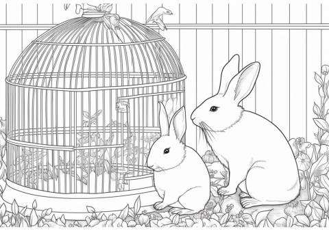 Rabbit — Coloring Pages: Free & Printable