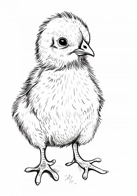 Baby chicks — Coloring Pages: Free & Printable