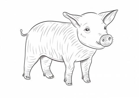 Pig — Coloring Pages: Free & Printable