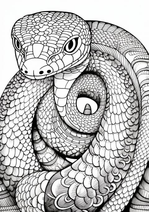 Snake — Coloring Pages: Free & Printable