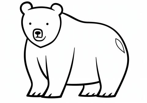 Bear — Coloring Pages: Free & Printable