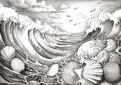 Aquatic Animals — Coloring Pages: Free & Printable