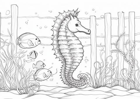 Aquatic Animals — Coloring Pages: Free & Printable