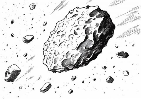 Asteroid — Coloring Pages: Free & Printable