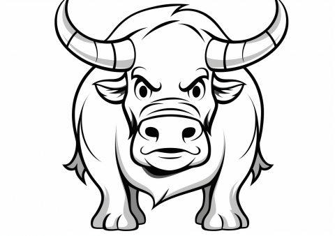 Bull — Coloring Pages: Free & Printable